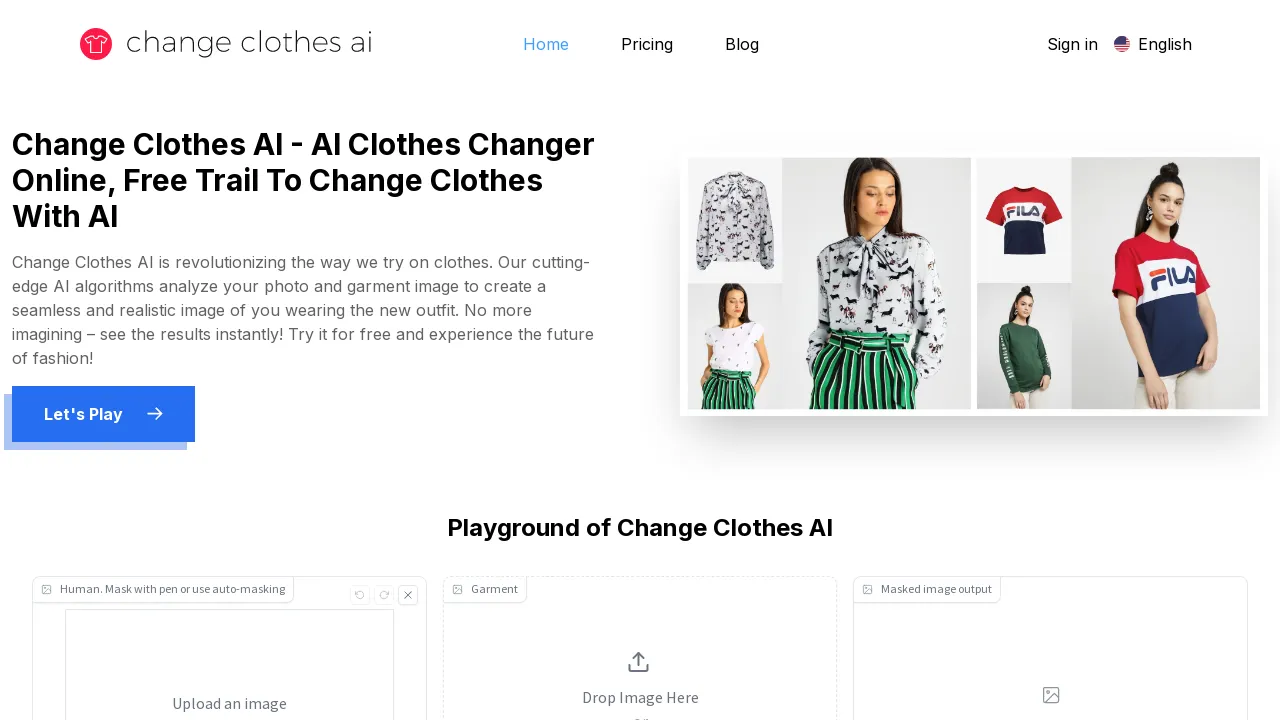 Change Clothes AI - BestofAI